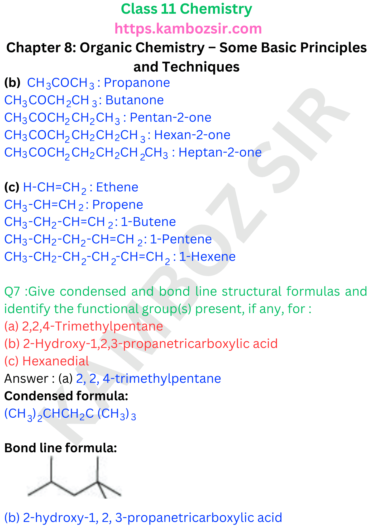 Class 11th Chemistry Chapter 8: Organic Chemistry – Some Basic ...